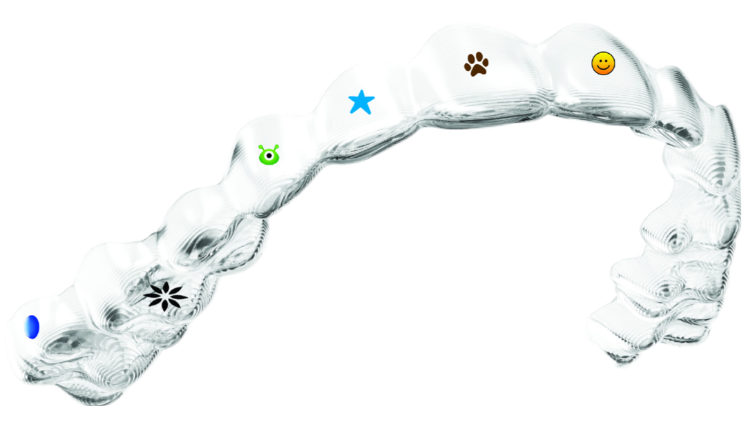 Invisalign Stickables™ | Stickers & Gems | Russell Orthodontics